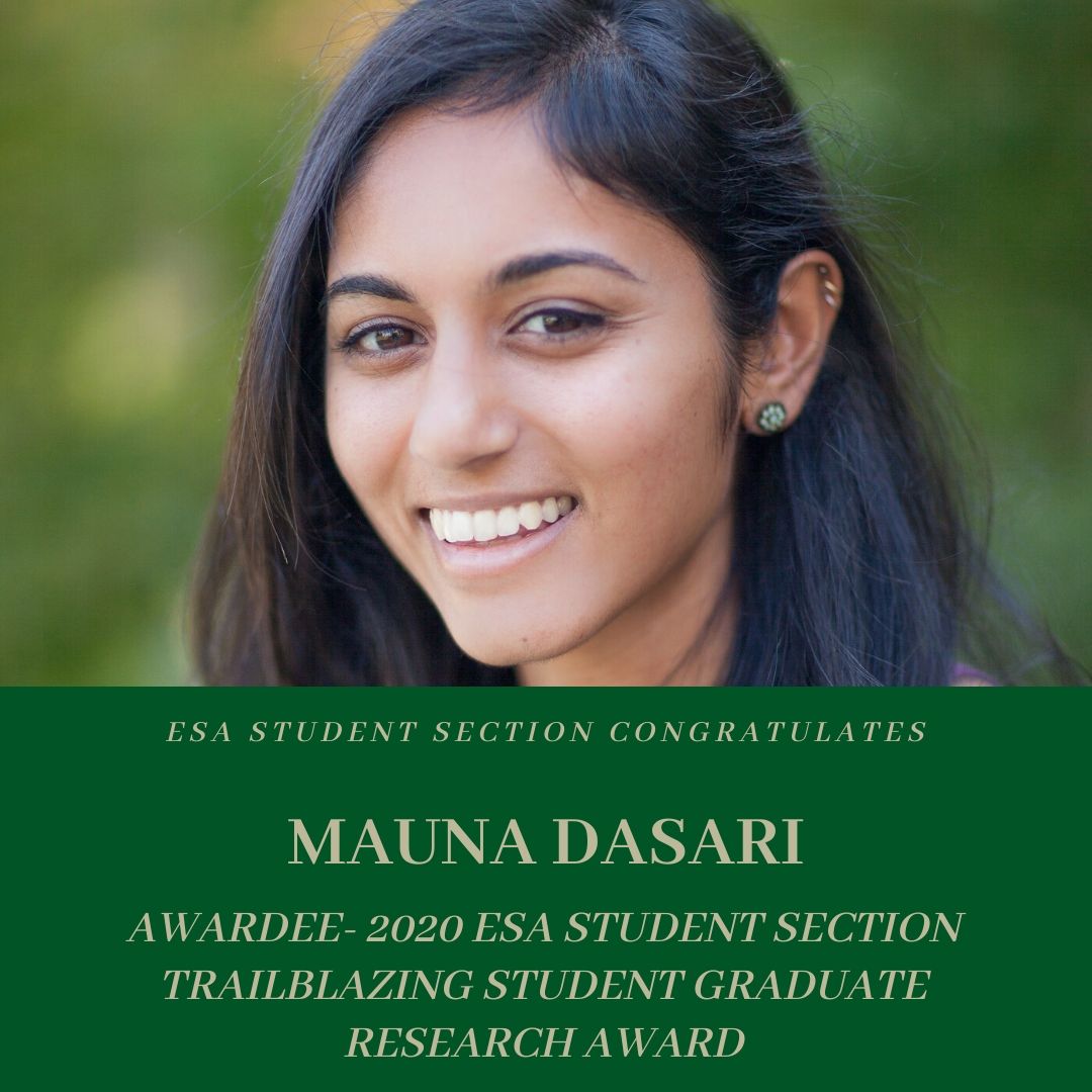 ESA Student Section Awardees – Student Section